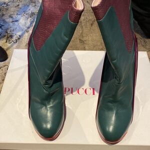Emilio Pucci | Shoes | Emilio Pucci Made In Italy Stunning Leather ...